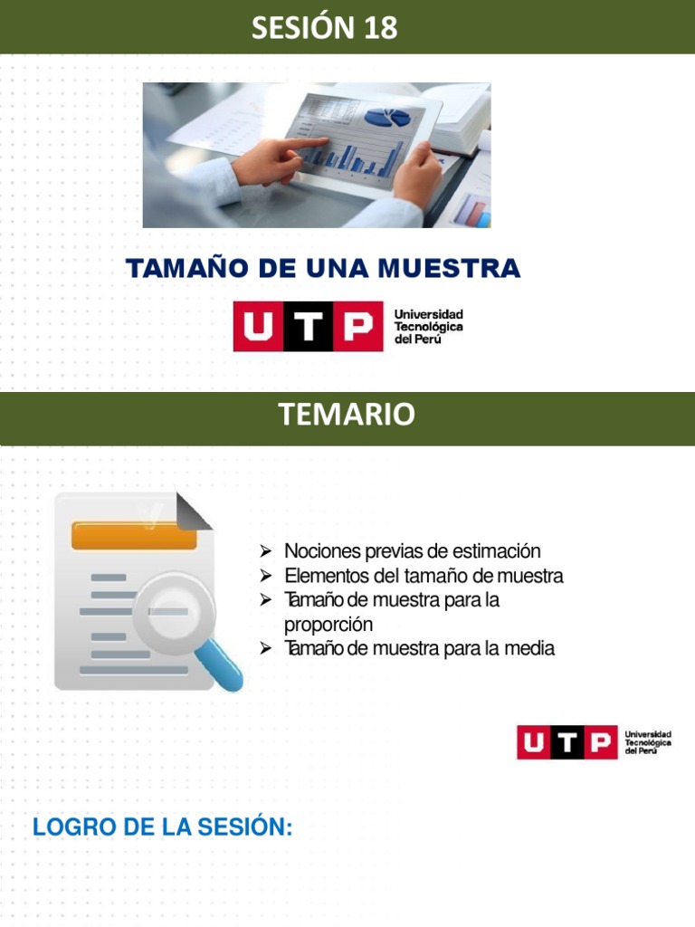 S09.s2 - Material | PDF | Margen de error | Determinación del tamaño de la muestra