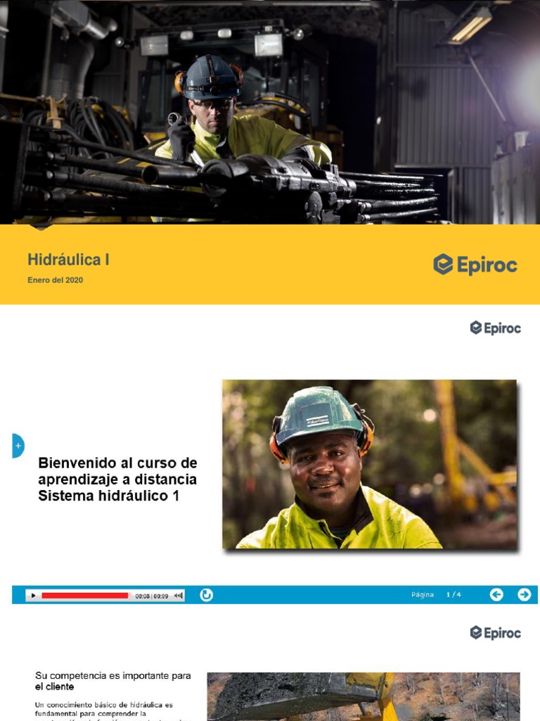 Hidraulica i Curso Epiroc | PDF
