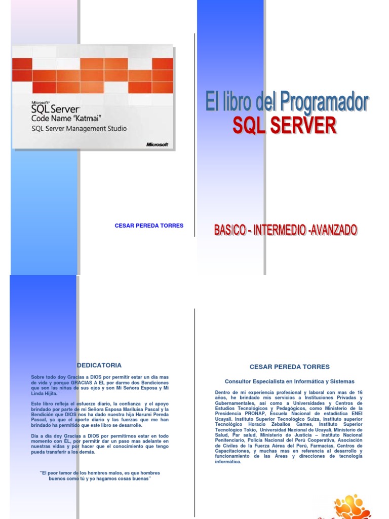 Manual De Sql Server 2008 Okey Pdf Servidor Sql De Microsoft