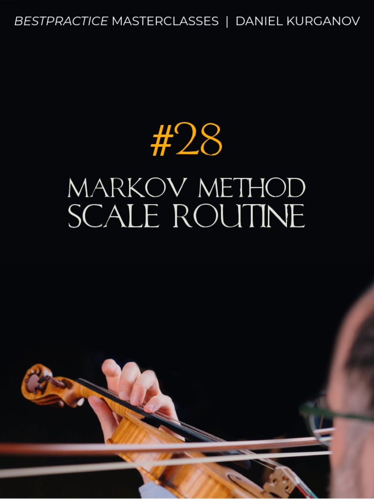 Albert Markov - Scale Routine From His Violin Method | PDF