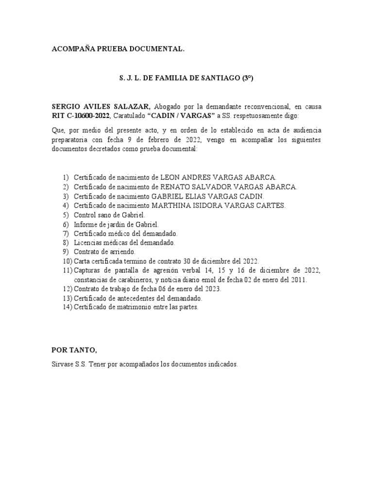 Acompaña Documentos | PDF