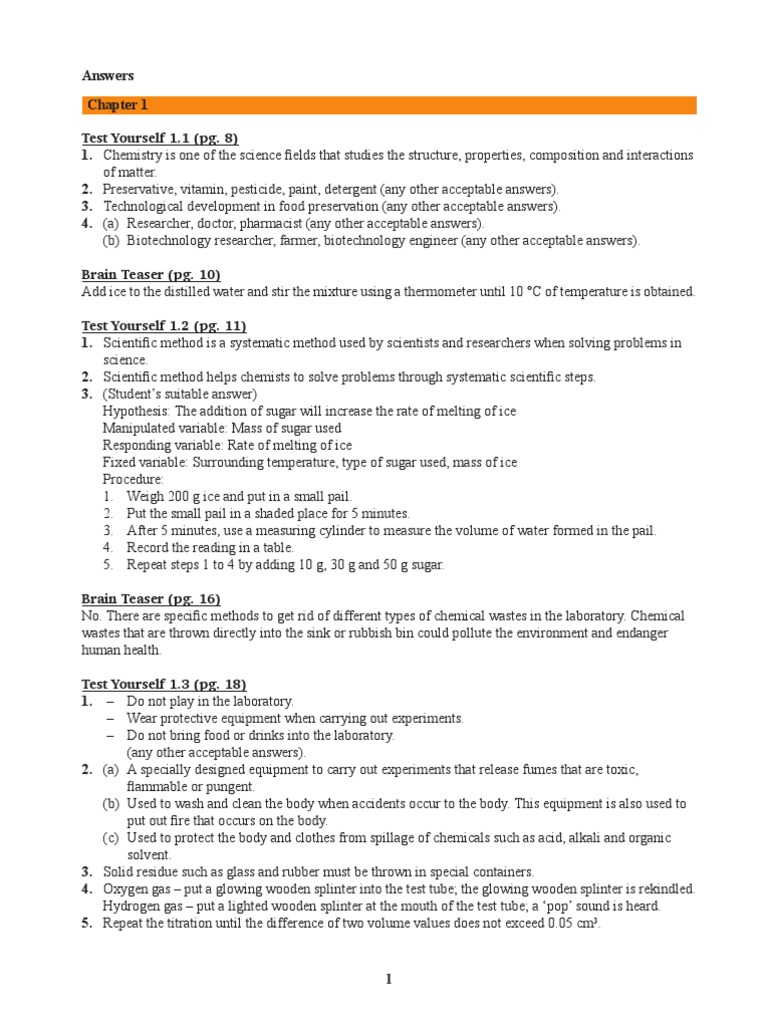 F4 Chemistry TB Ans | PDF | Chemical Bond | Chemical Compounds