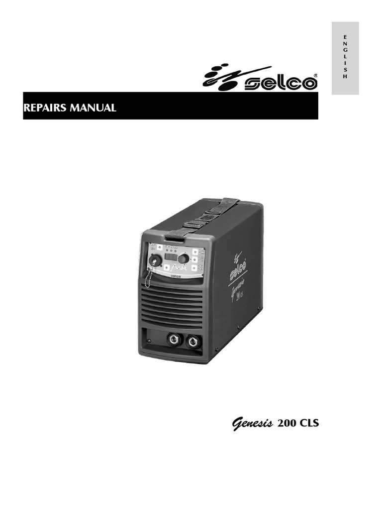 Repair Manual Genesis 200 CLS-GB | PDF | Welding | Construction
