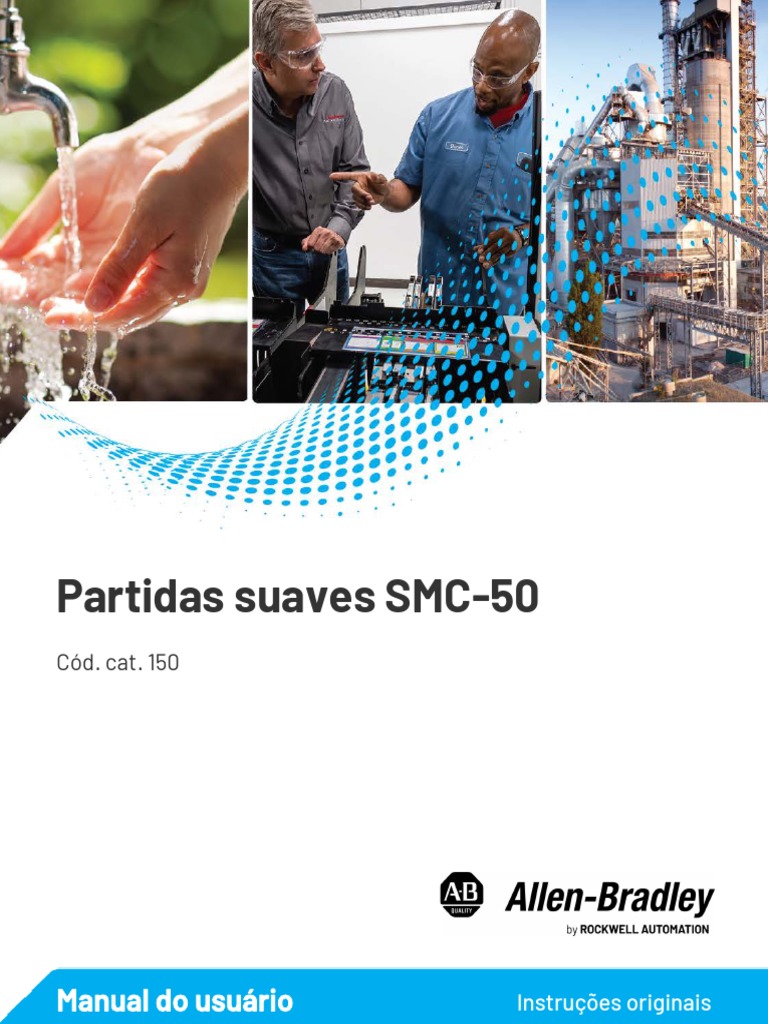 Partidas Suaves SMC-50: Manual Do Usuário | PDF | Automação | Motores