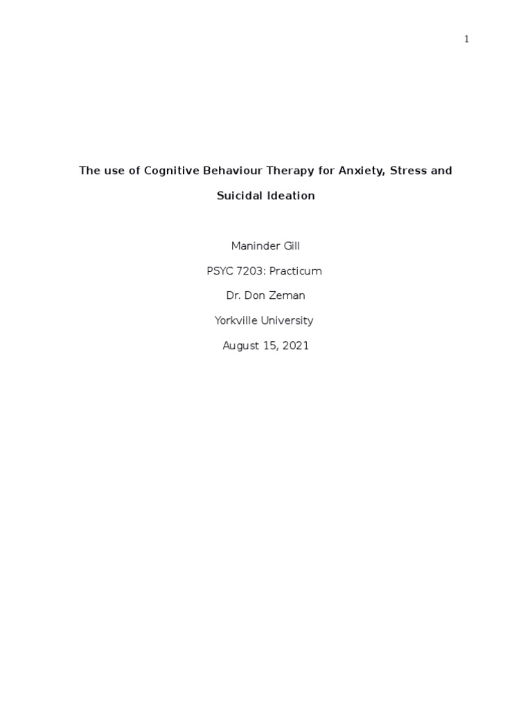 Capstone Maninder Gill PSYC7203 AC 21S DR ZEMAN - PDF 1 | PDF ...