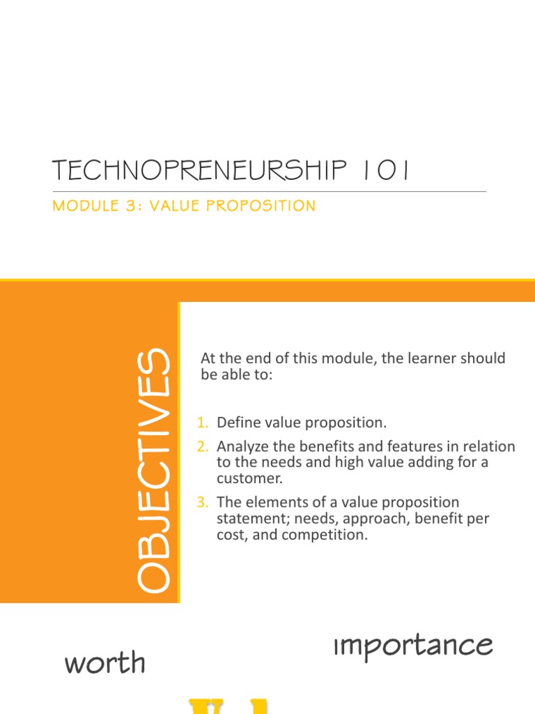 Chapter 3 Value Proposition1 | PDF | Communication | Economies