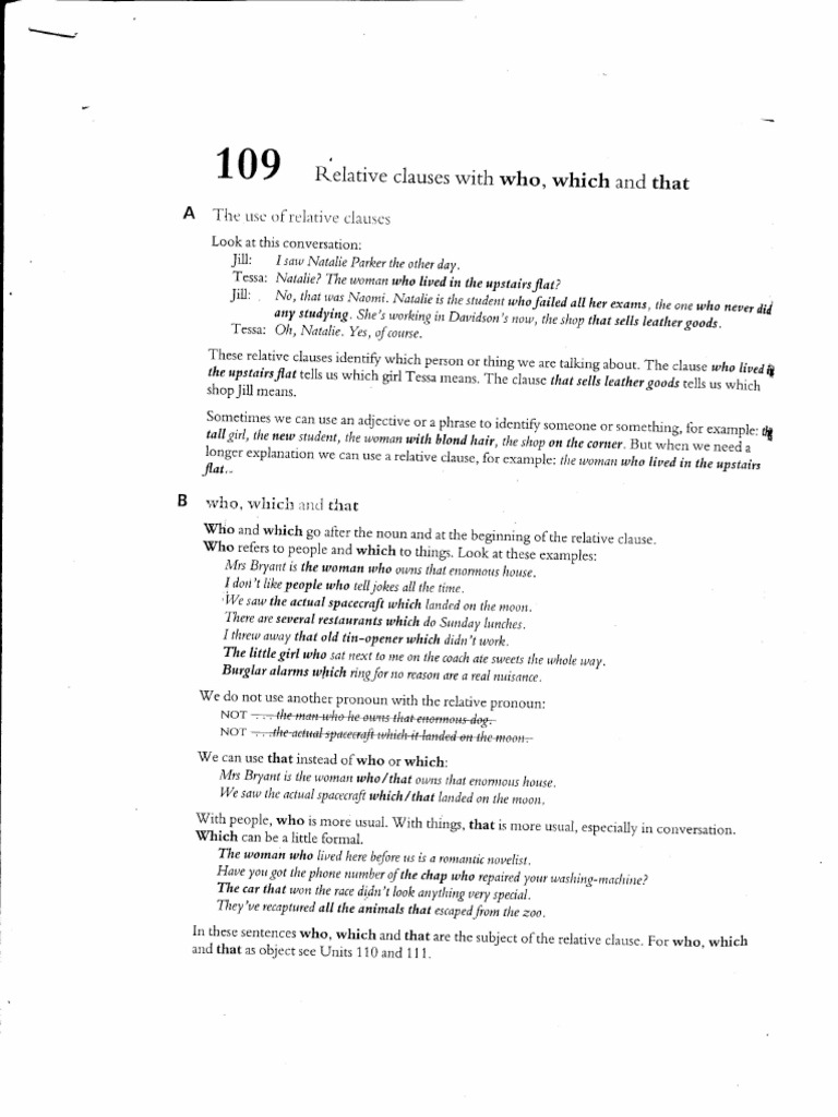 Relative Clauses | PDF