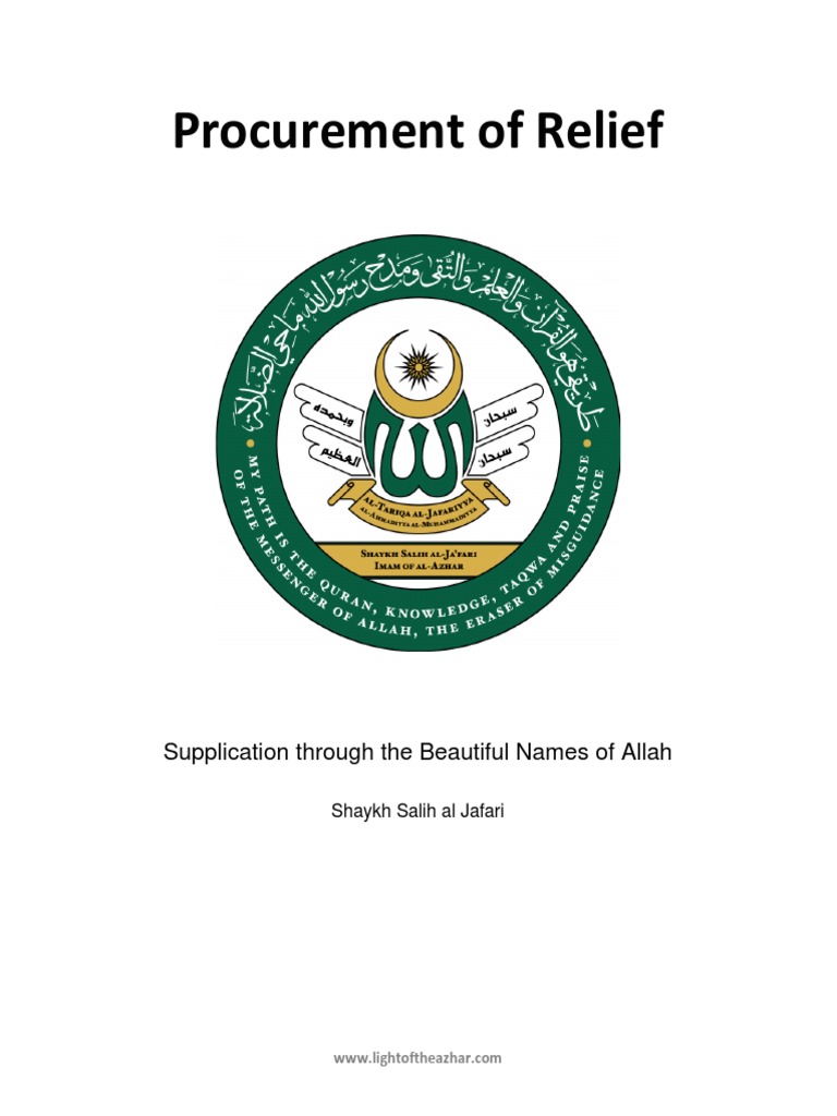 Jalibat al-Faraj from Sayyidi Shaykh Salih al-Jafari | PDF | Abrahamic Religions