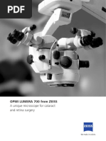 Zeiss OPMI Lumera 300 Surgical Microscope | PDF | Microscope | Optics