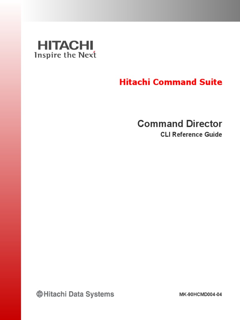 Hcmd Clireferenceguide Hcmd0044 Pdf Command Line Interface Byte
