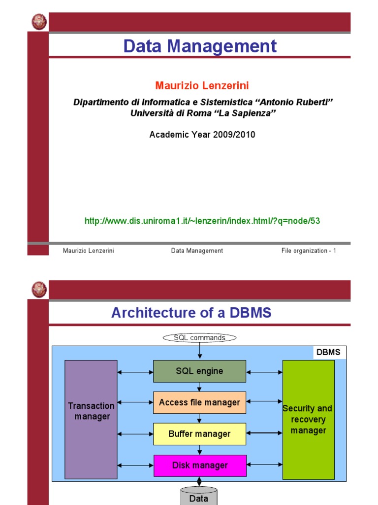 4 Fileorganization | PDF | Database Index | Computer File
