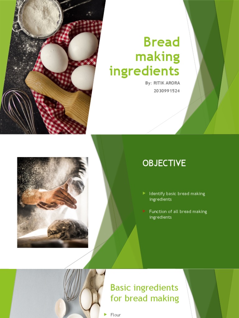 Bread Making Ingredients | PDF | Flour | Breads