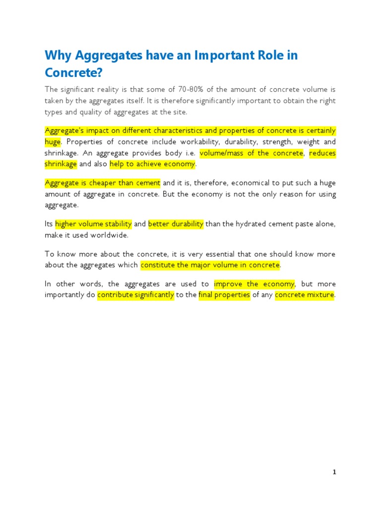 Aggregate Related Qestions and Answers | PDF | Concrete | Density