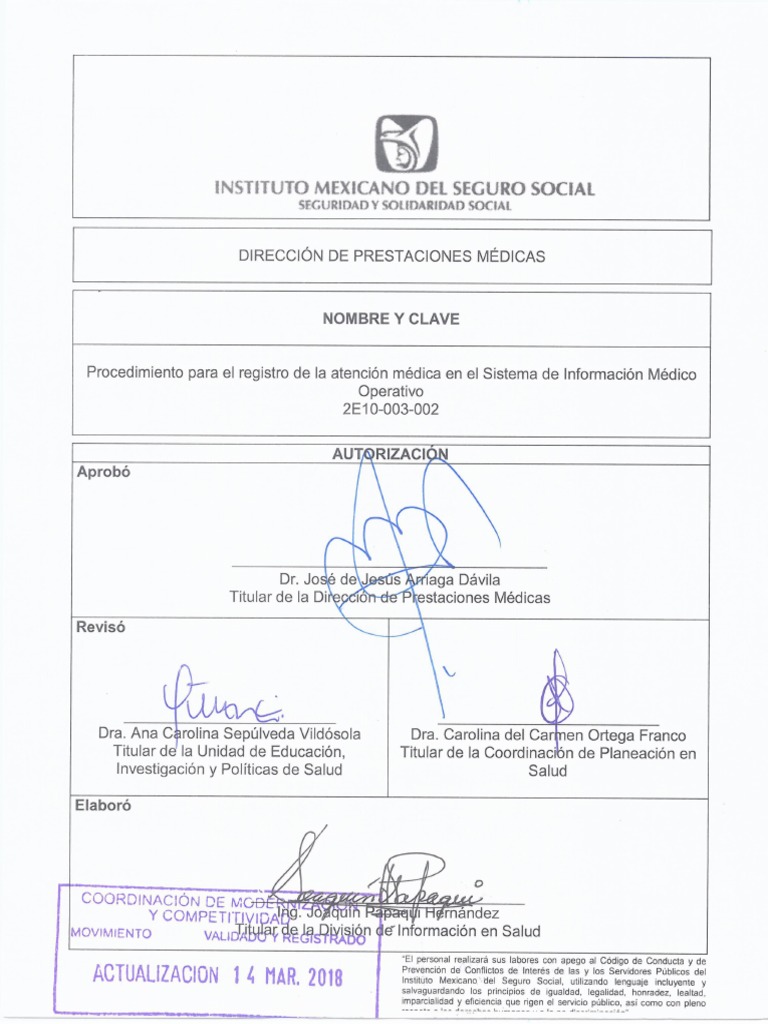 Formatos Imss | PDF | Hospital | Dietético