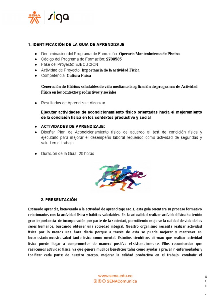 R-3 Guia de Aprendizaje Ejecutar Actividades de Acondicionamiento ...