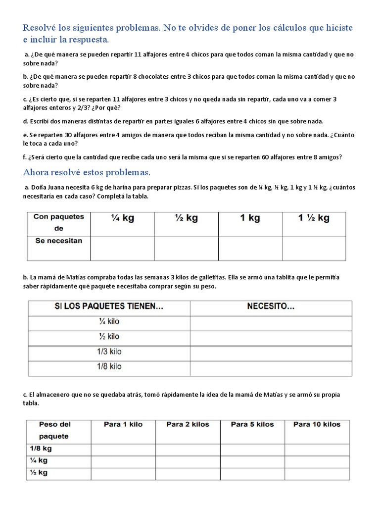 Fracciones y Números Decimales | PDF