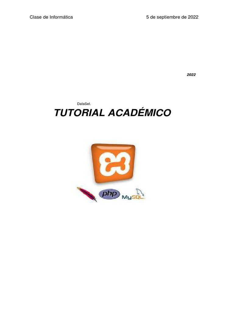 Instalación - XAMPP | PDF | Php | Mi sql Instalación - XAMPP | PDF | Php | Mi sql