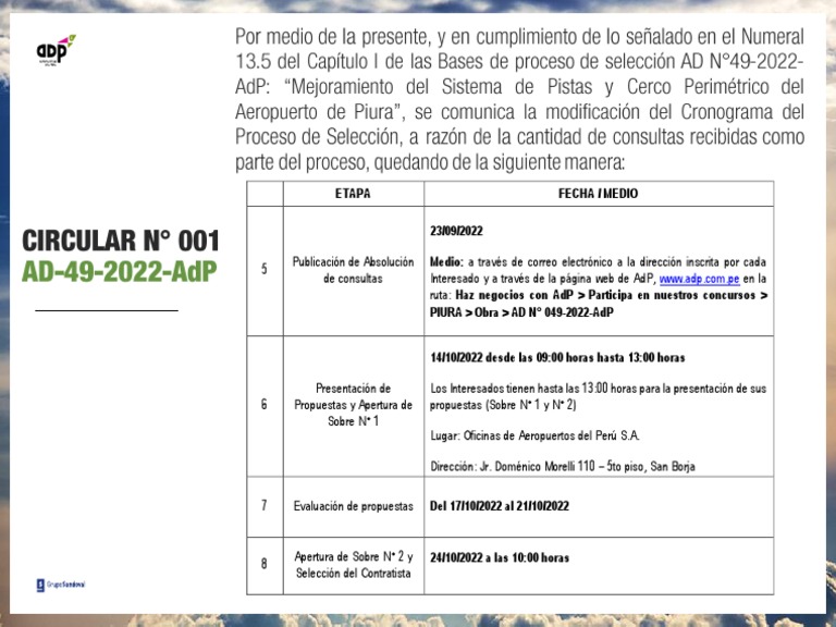 Circular N 001 - Ad 049-22 | PDF | Negocios