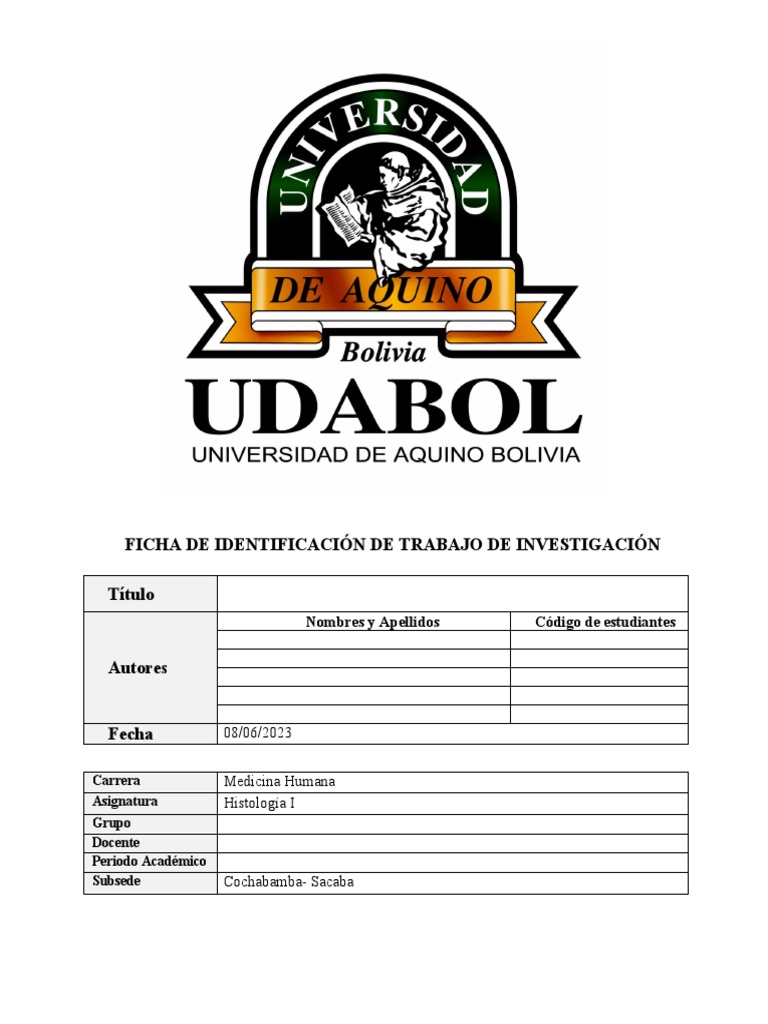 Formato - Trabajo - de - Inv Udabol | PDF | Anemia | El embarazo