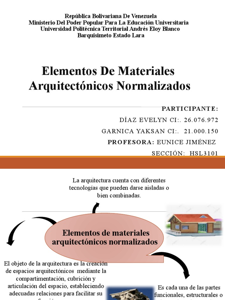 Elementos de Materiales Arquitectonicos Normalizados | Descargar gratis PDF | Diseño | Hormigón