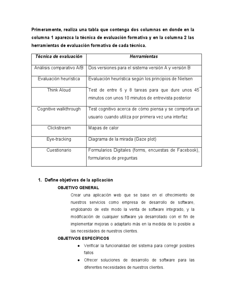 Act 9. Diseño Del Análisis de Evaluación (EQ) | PDF | Software | Evaluación