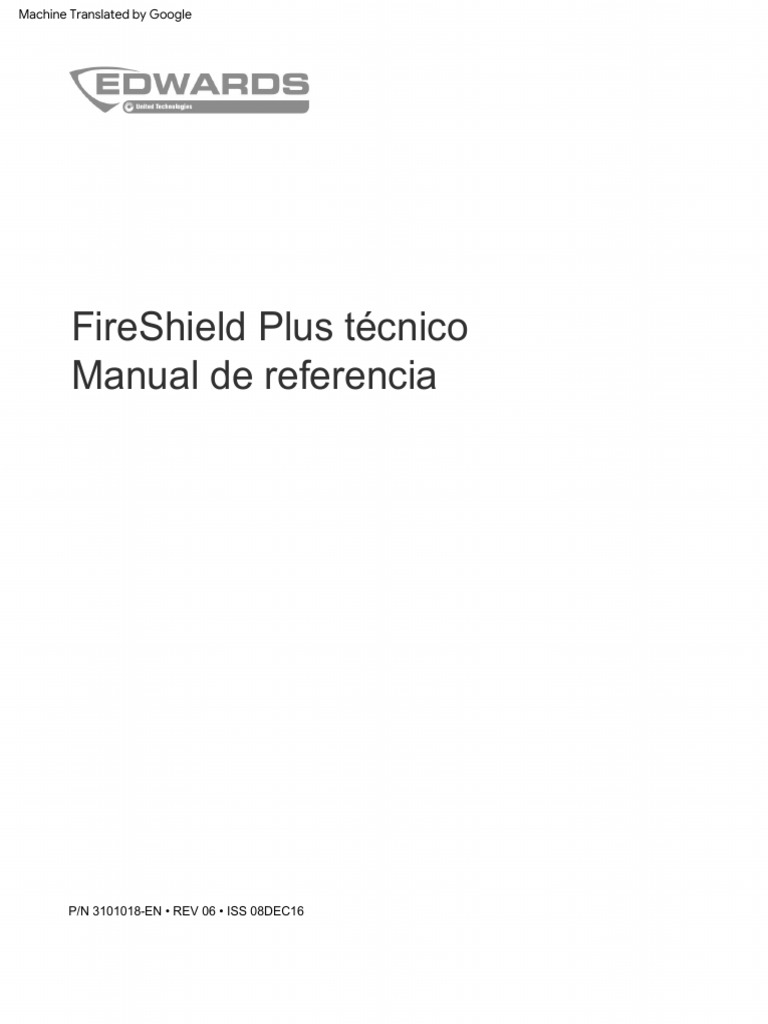 Fireshield Plus Técnico Manual de Referencia: P/N 3101018 en - Rev 06 ...