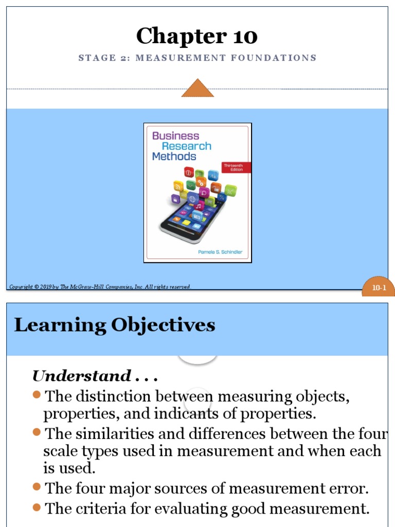 BRM13e PPT ch10 Pss | PDF | Level Of Measurement | Measurement