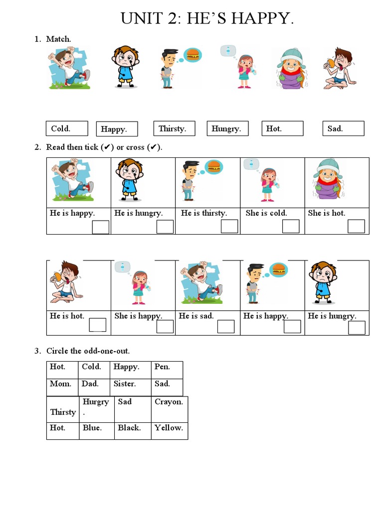 Bài tập bổ trợ family and friends 2 national edition unit 2 - | PDF