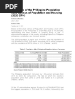 SR Ref No 2021-038 Census of Population and Housing 2020 Iloilo City ...