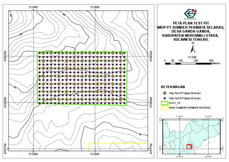 Test Pit Plan for Morowali Utara | PDF