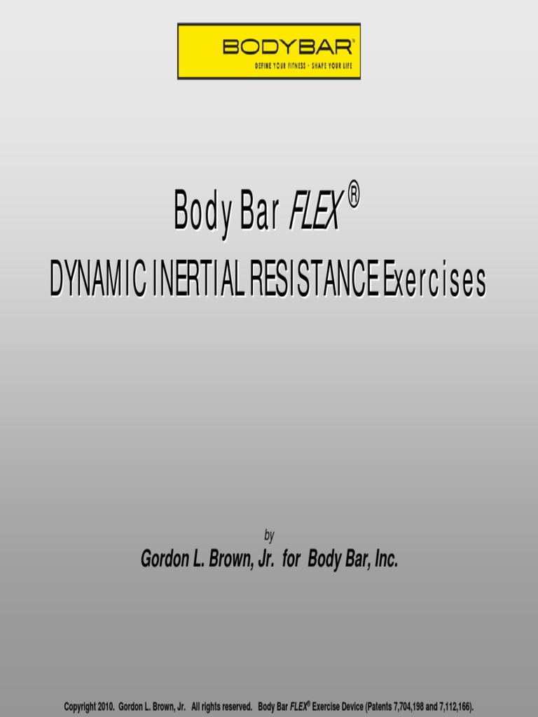Body Bar Flex Dynamic Inertial Resistance Exercises | PDF | Anatomical ...