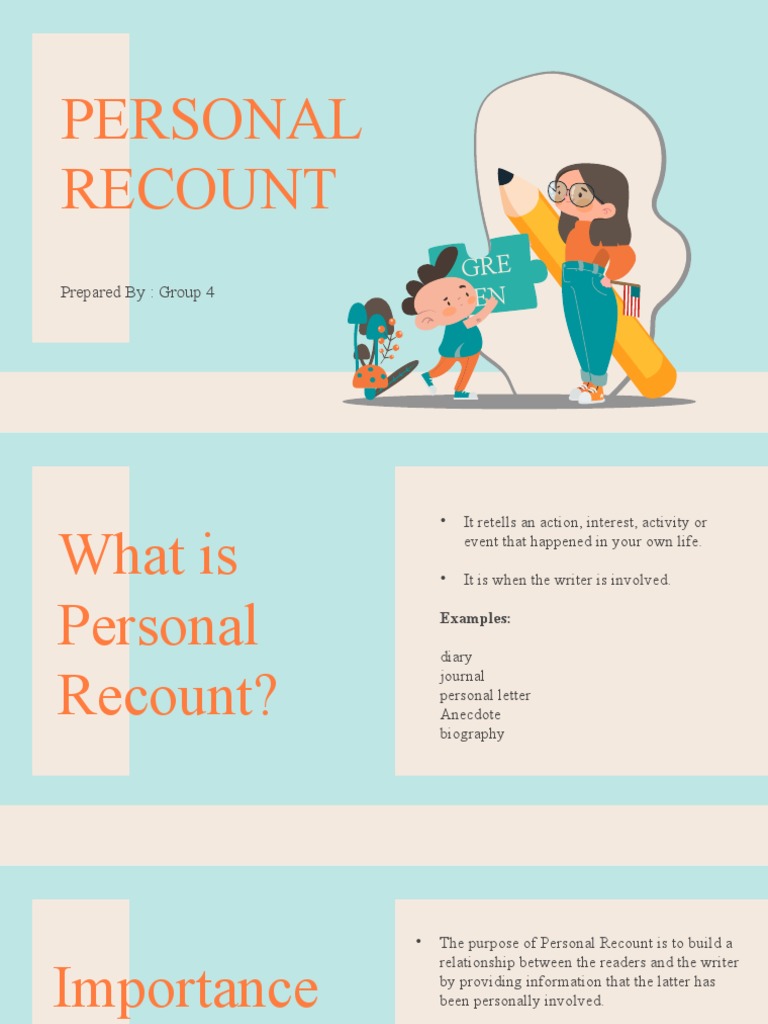 Personal Recount G4 - 8NEON | PDF | Linguistics | Grammar