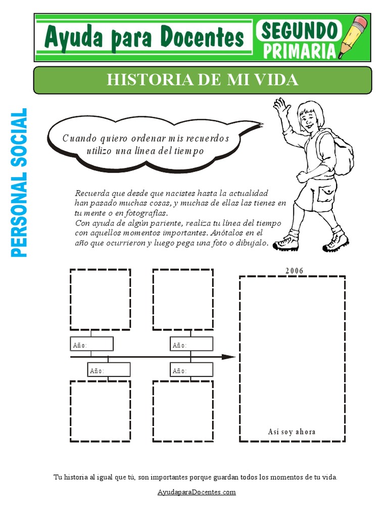 La Historia de Mi Vida para Segundo de Primaria | PDF