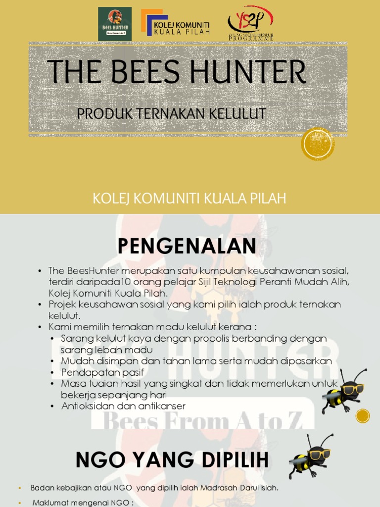THE BEES HUNTER Powerpoint Latetst | PDF