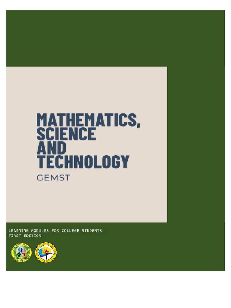 Mathematics Science and Technology Module 1 - Compress | PDF | Ecology | Science