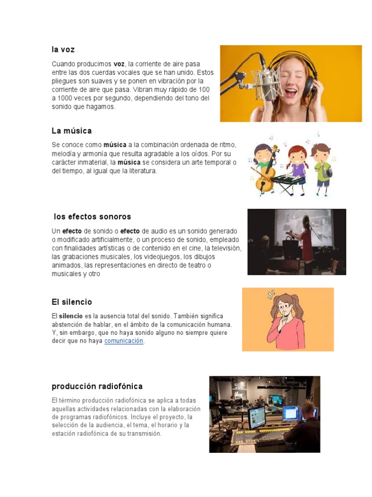 Elementos Sonoros | PDF | Sonido | ruido