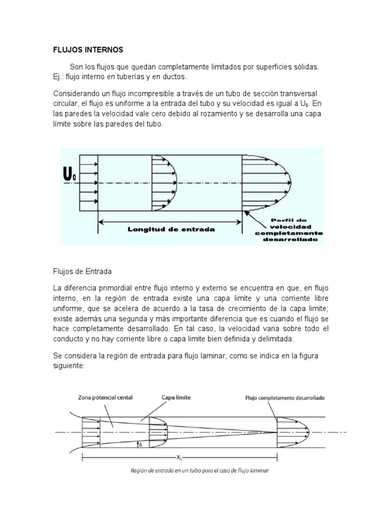 Flujos Internos y Externos en Hidráulica | PDF | Levantar (Fuerza ...