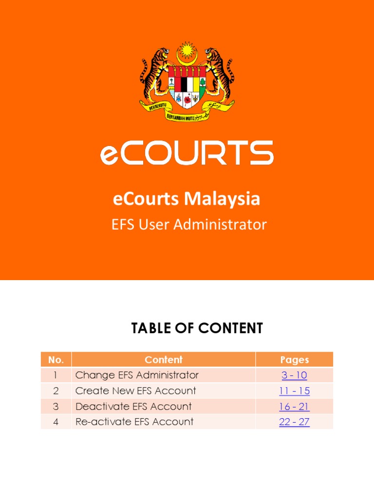 EFS User Administrator | PDF | User (Computing) | Login