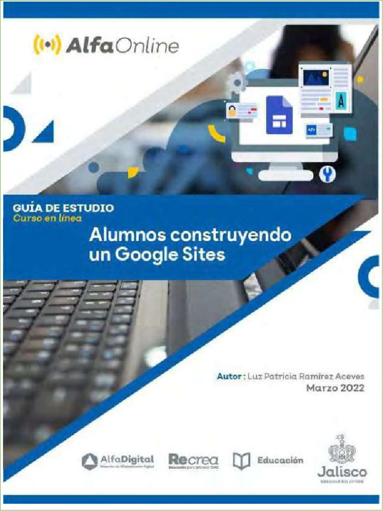 Guia de Estudio Alumnos Construyendo Un Google Sites MARZO 2022 | PDF ...