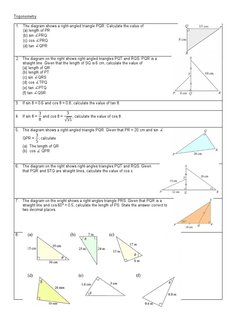Trigonometry | PDF | Triangle | Trigonometry