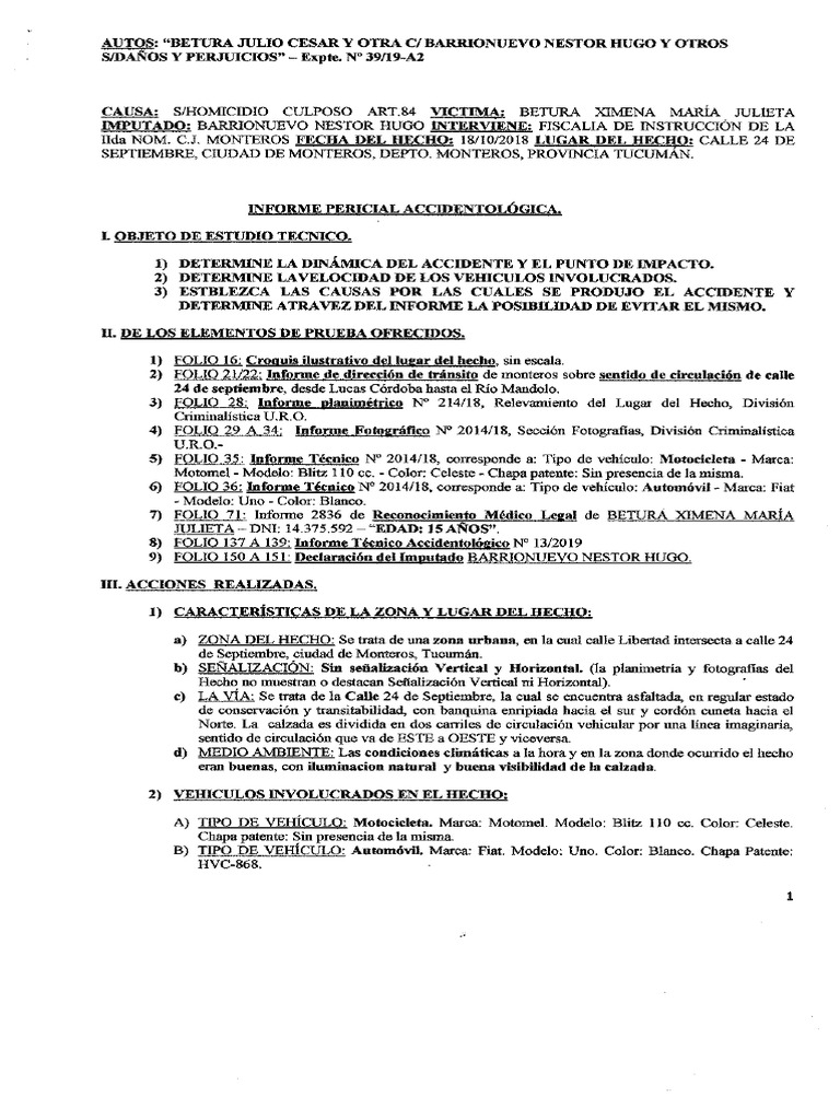 Ejemplos de Pericias 2 | PDF