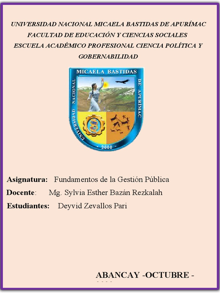 Monografia Deyvid | PDF | Administración Pública | Estado (política)