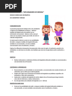 Secuencia Didáctica MEDIDA 4 GRADO | PDF | Medición | Longitud