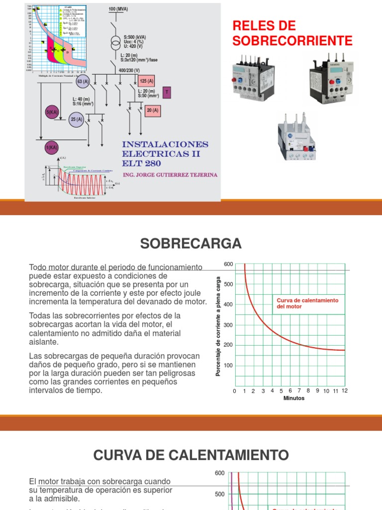 7.-Reles de Sobrecorriente | PDF | Relé | Bienes manufacturados