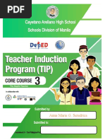 Tip Course 3 Answerkey Rose Amor Lacay | PDF | Teaching Method | Learning