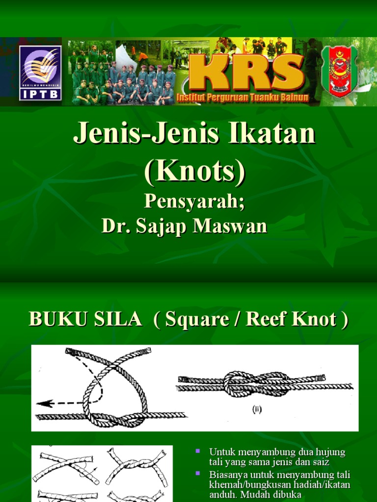 Jenis-Jenis Ikatan (Knots) | PDF