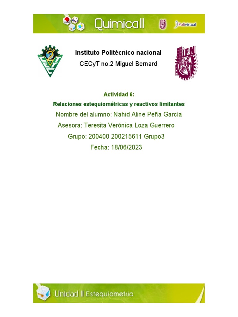 Instituto Politécnico Nacional: Cecyt No.2 Miguel Bernard | PDF