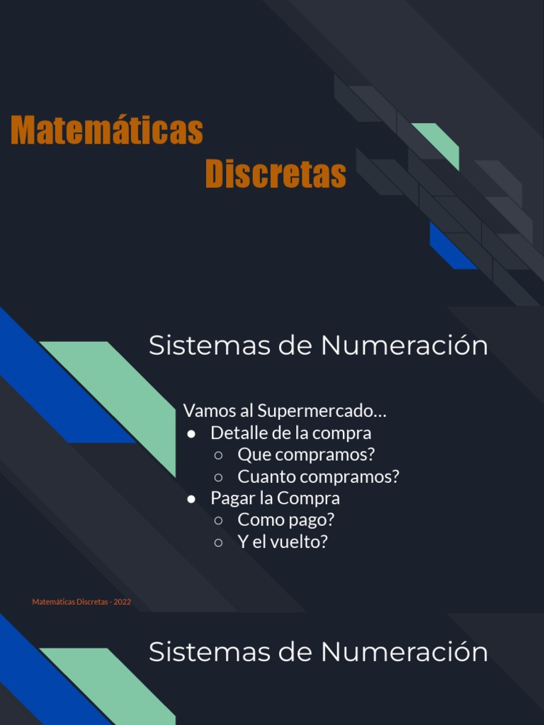 MD - 2022 - Unidad 1 | PDF | Matemáticas | Aritmética