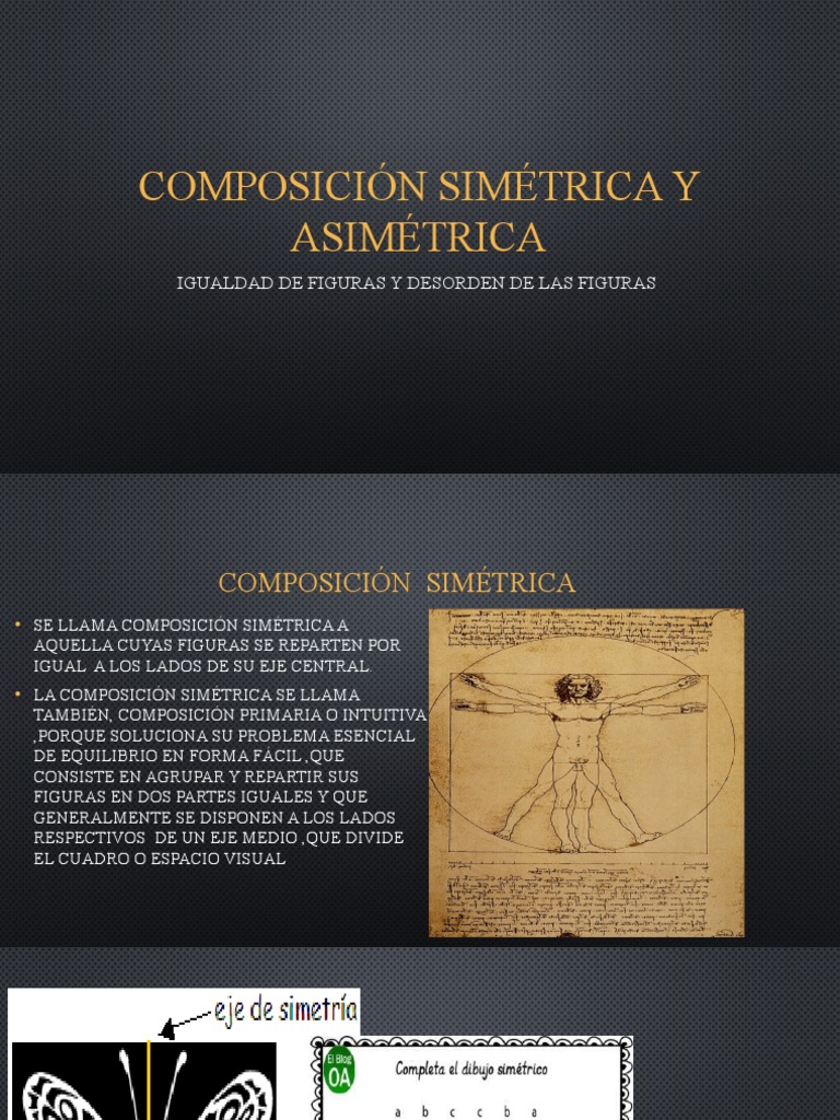 Composicion Simetrica y Asimetrica 4SEC | PDF
