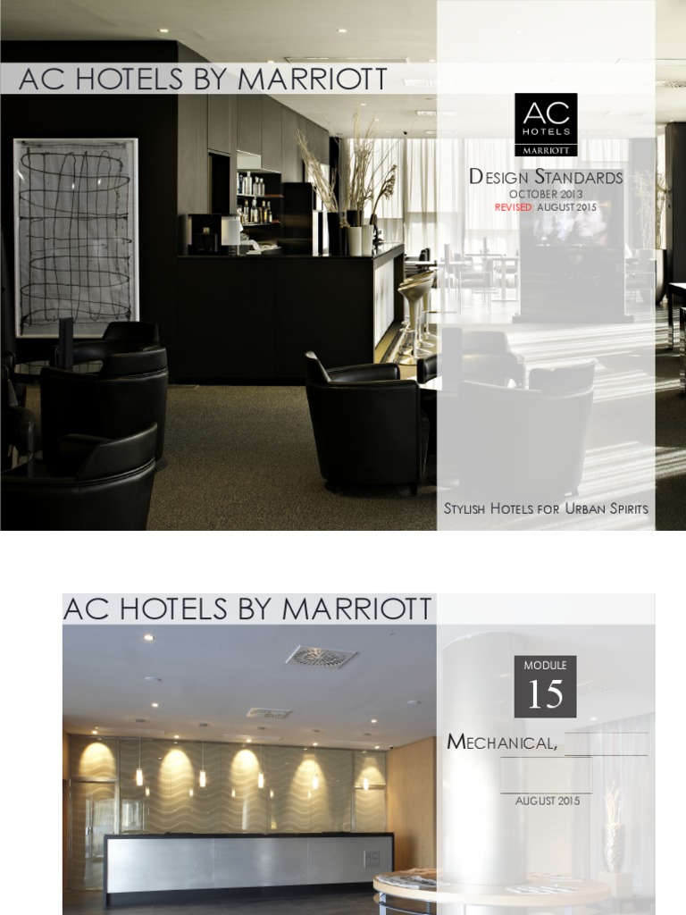 AC Hotels by Marriott Design Standards Module 15 HVAC | PDF | Duct ...